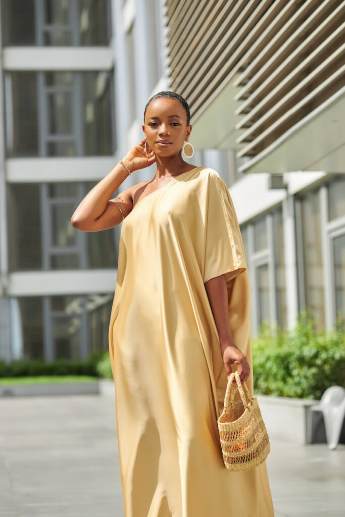Edinam Asymmetric Kaftan – Gallant Belle